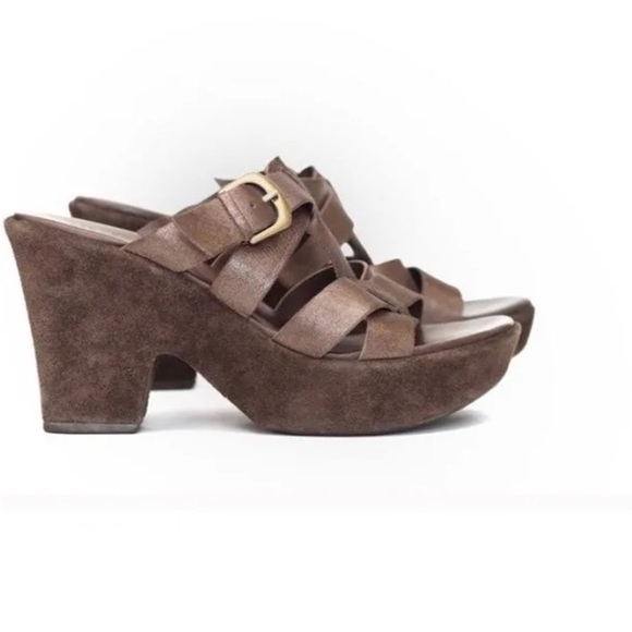 Kork-Ease | Shoes | Korkease Beatrice Platform Sandals Heel Brown ...